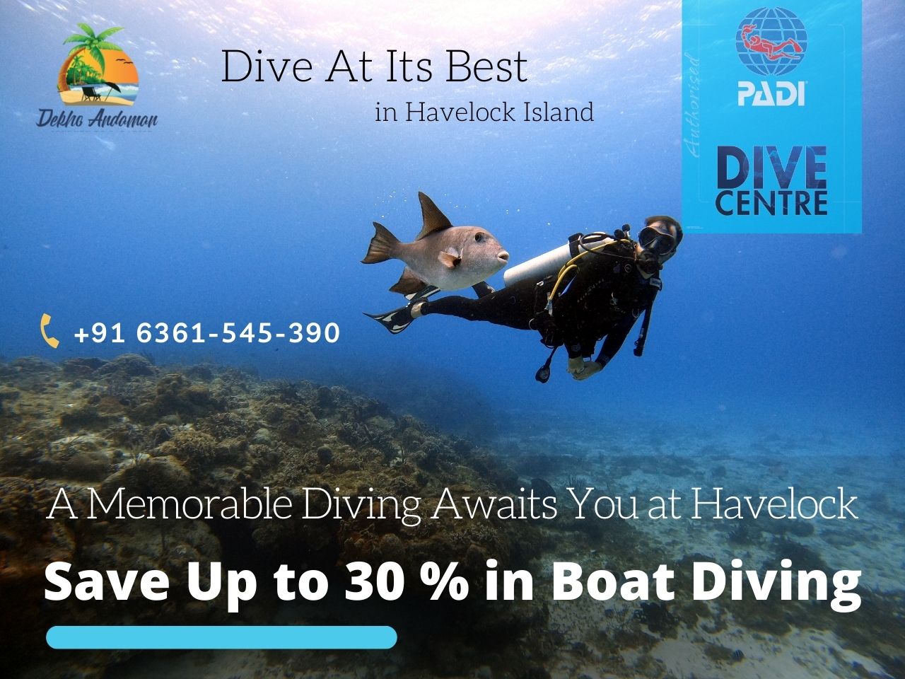 Scuba Diving in Havelock Island - Boat Diving | Water Sports Andaman